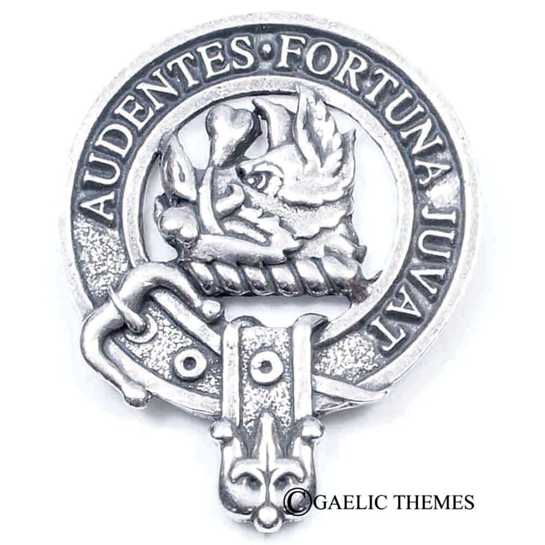 Clan Mackinnon Clan Crest Cap Badge - Made in Scotland - Quality Pewter ...