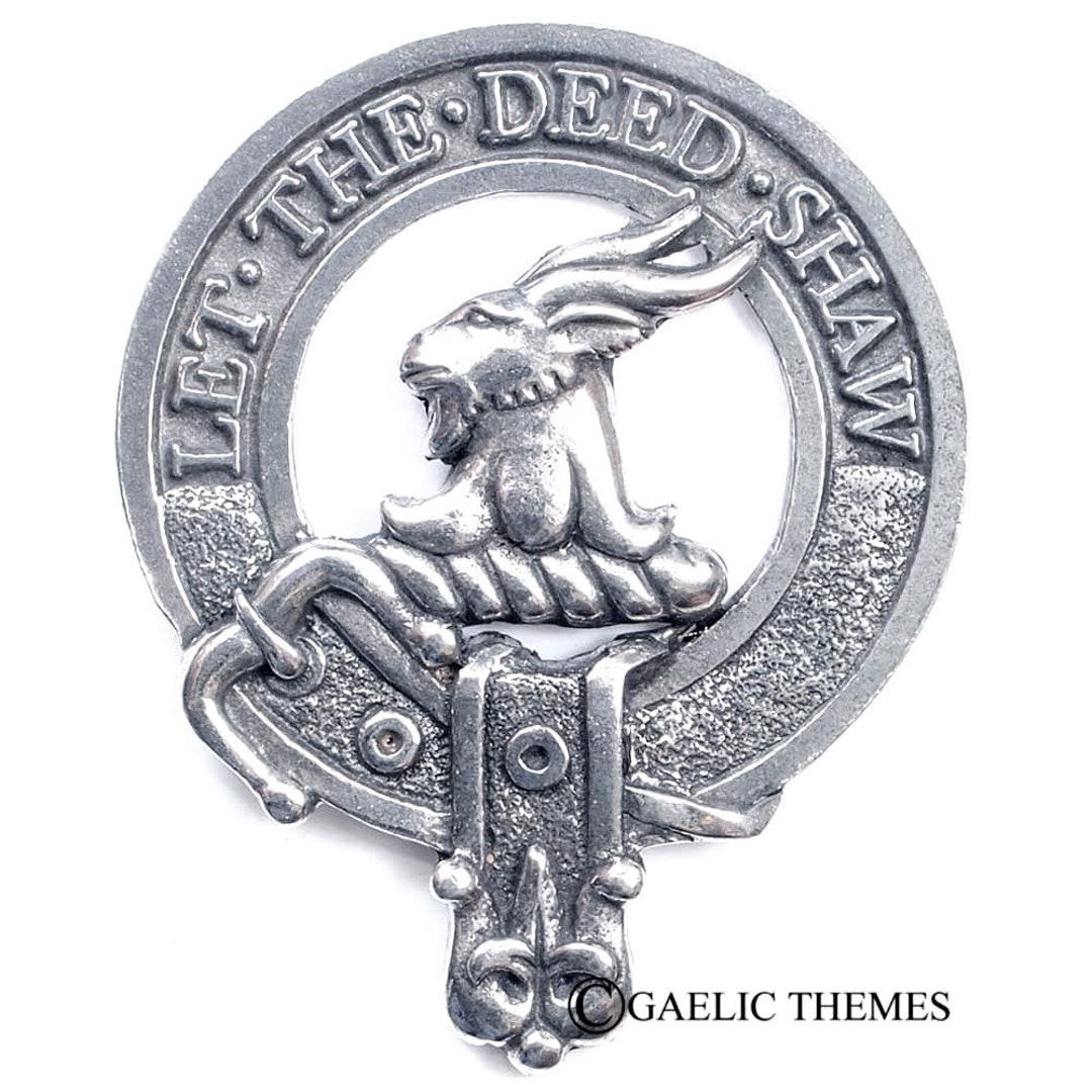 Clan Fleming Clan Crest Cap Badge - Made in Scotland - Quality Pewter ...