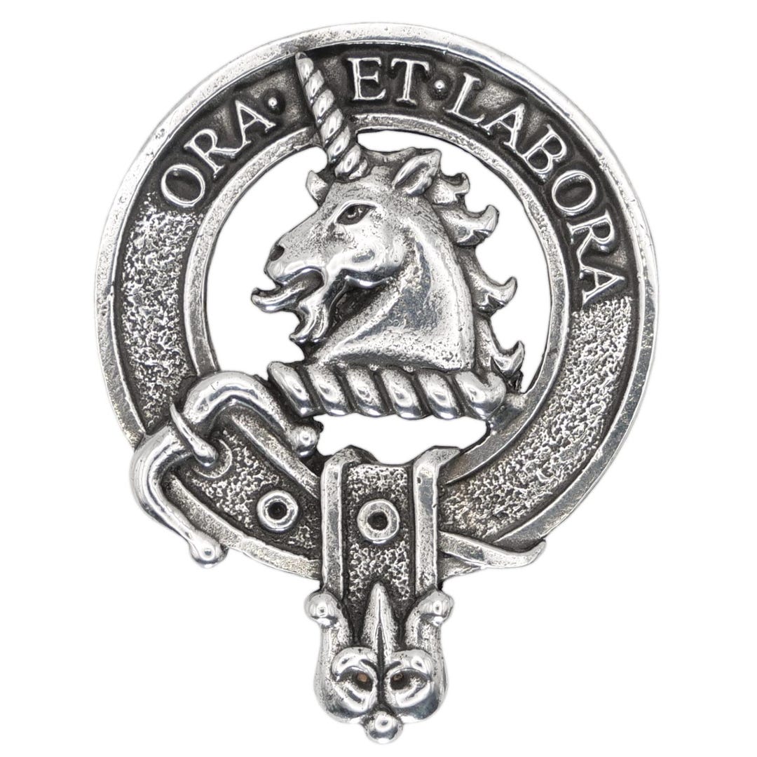Clan Ramsay Clan Crest Cap Badge - Made in Scotland - Quality Pewter ...