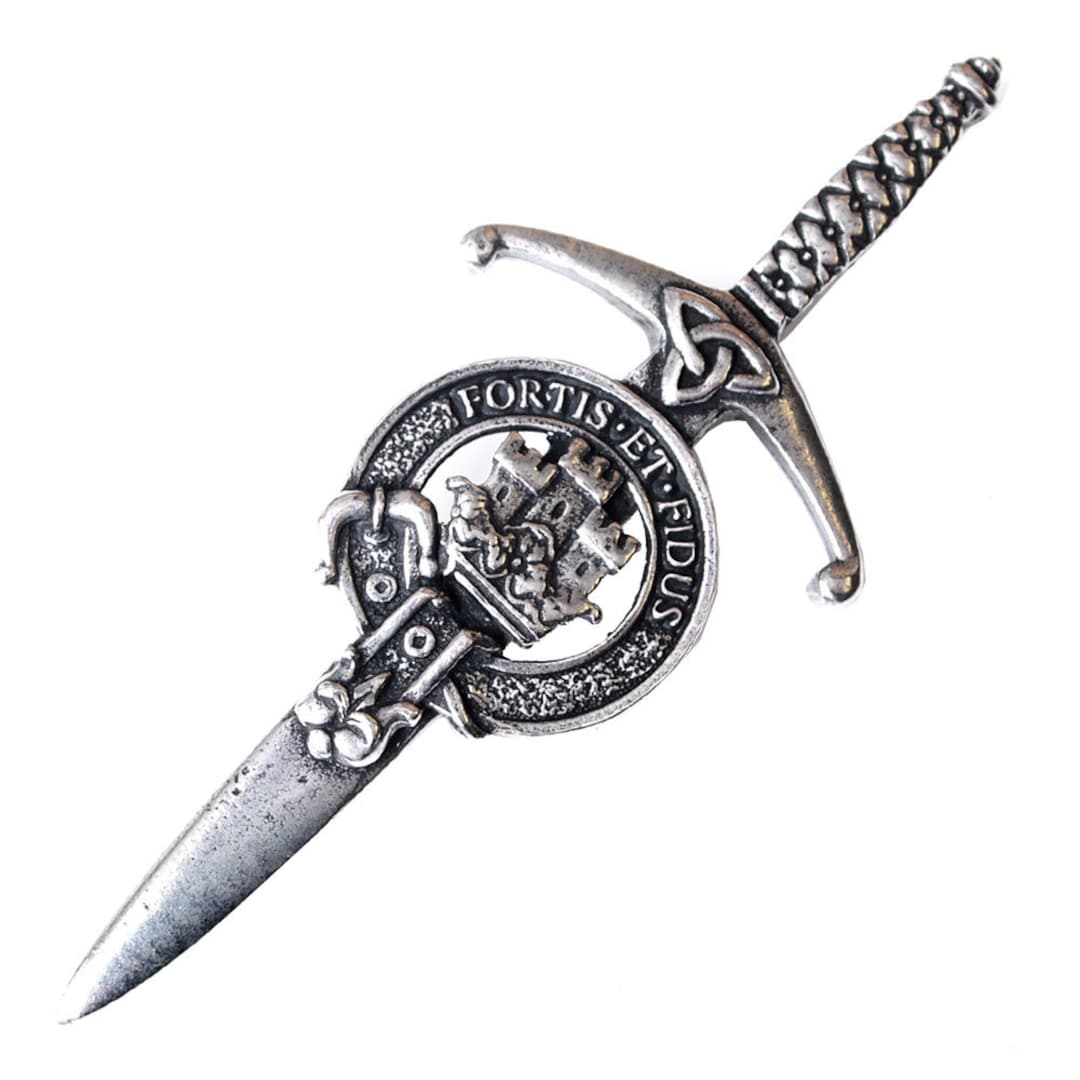 Clan Maclachlan Clan Crest Kilt Pin - Made in Scotland - Quality Pewter ...