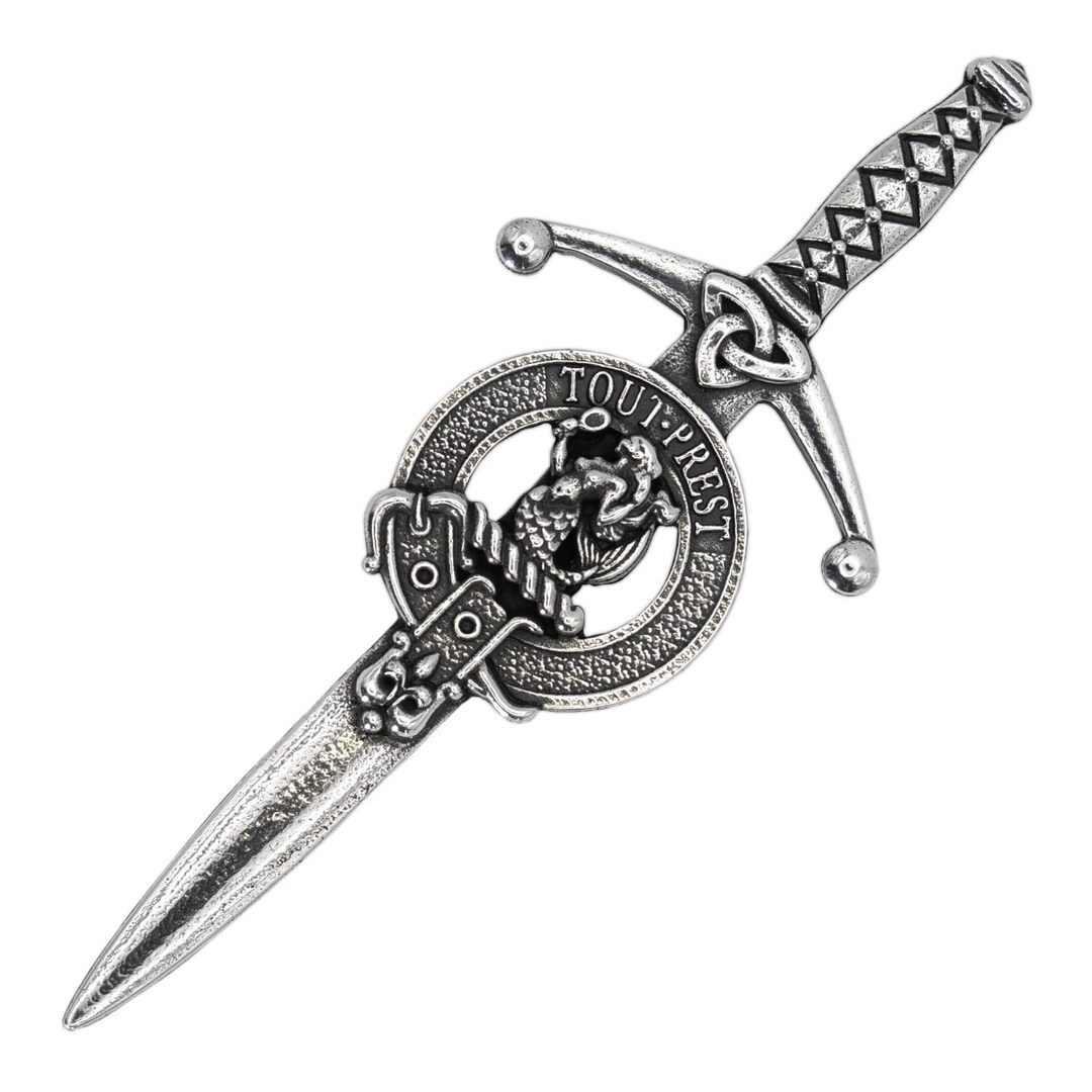 Clan Murray Clan Crest Kilt Pin - Made in Scotland - Quality Pewter Pin ...