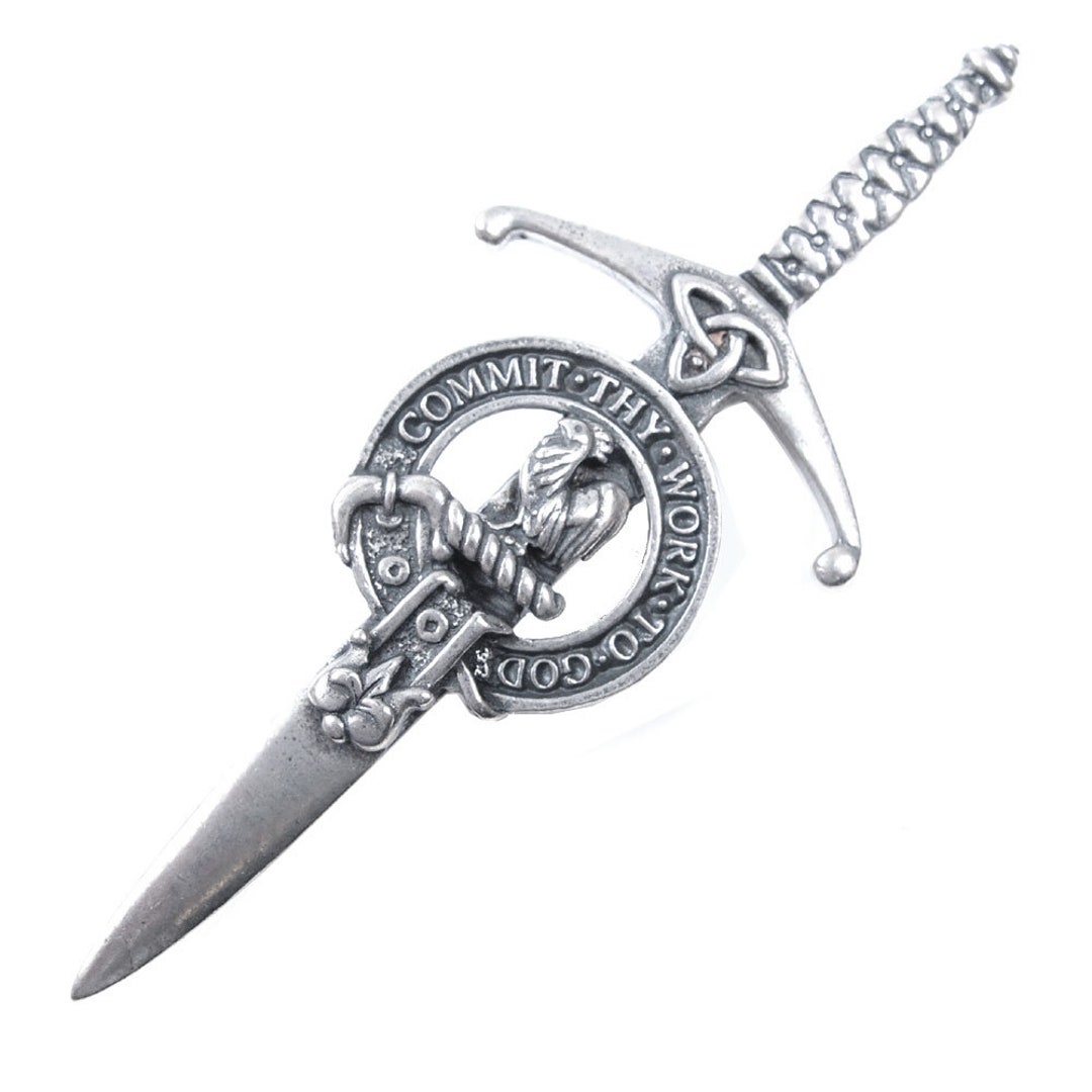 Clan Sinclair Clan Crest Kilt Pin - Made in Scotland - Quality Pewter ...