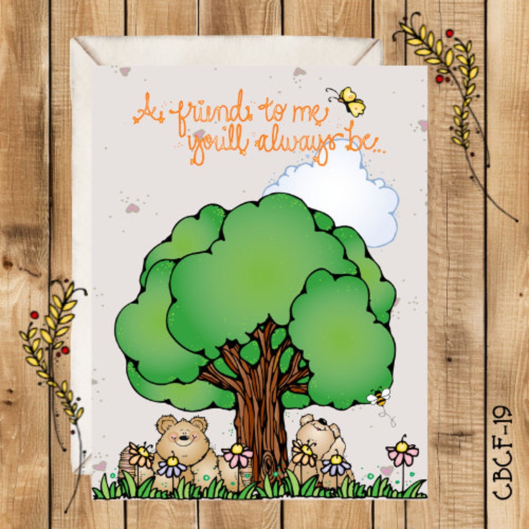 Friendship Card, Thank You Card, Kindness Card, Inspiration Card ...