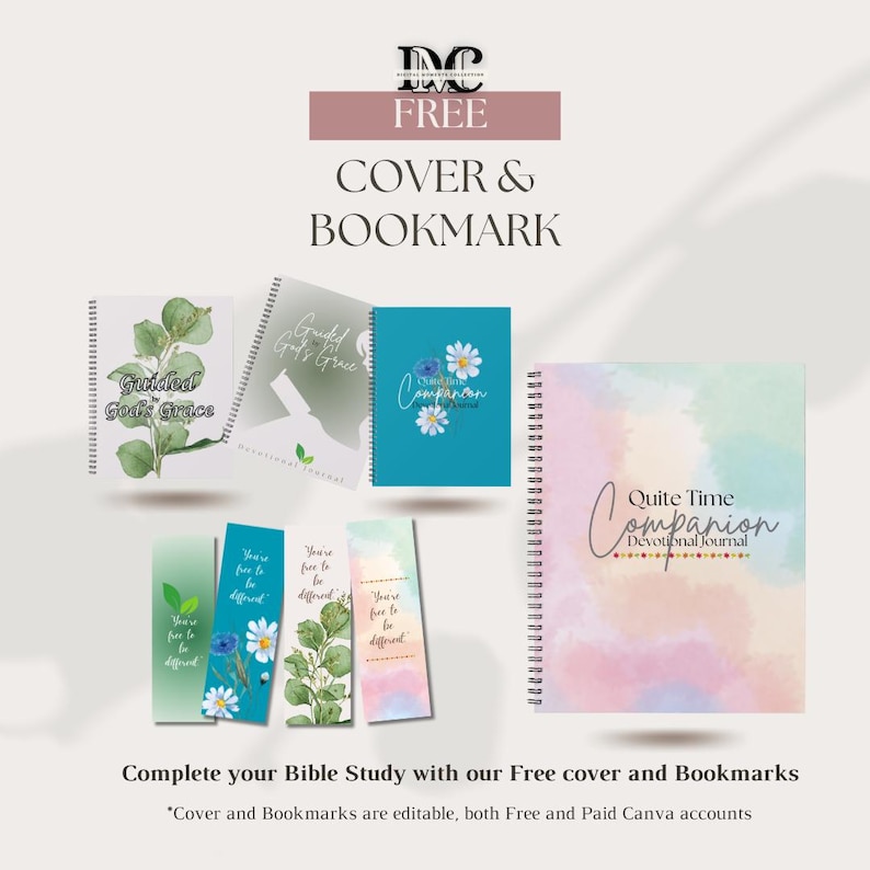 Devotional Journal Tracker Printable Prayer Journals Daily Bible ...