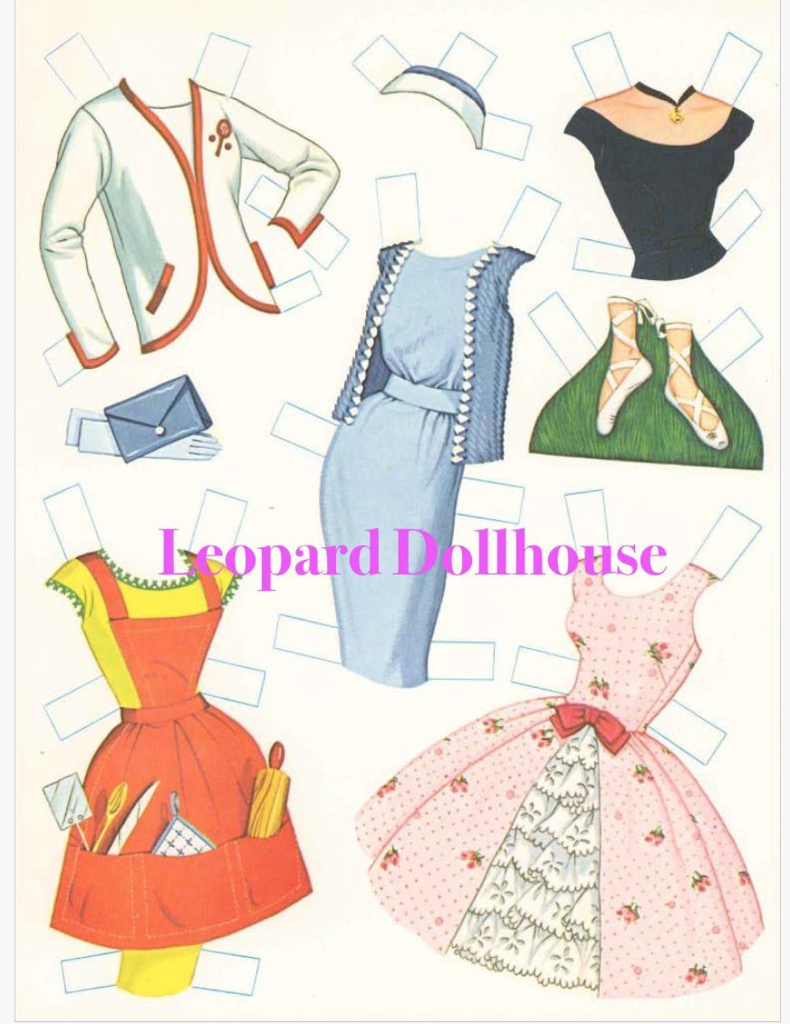 Barbie & Midge Mod 1963 Paper Doll PDF Instant Download Printable DIY 8 ...
