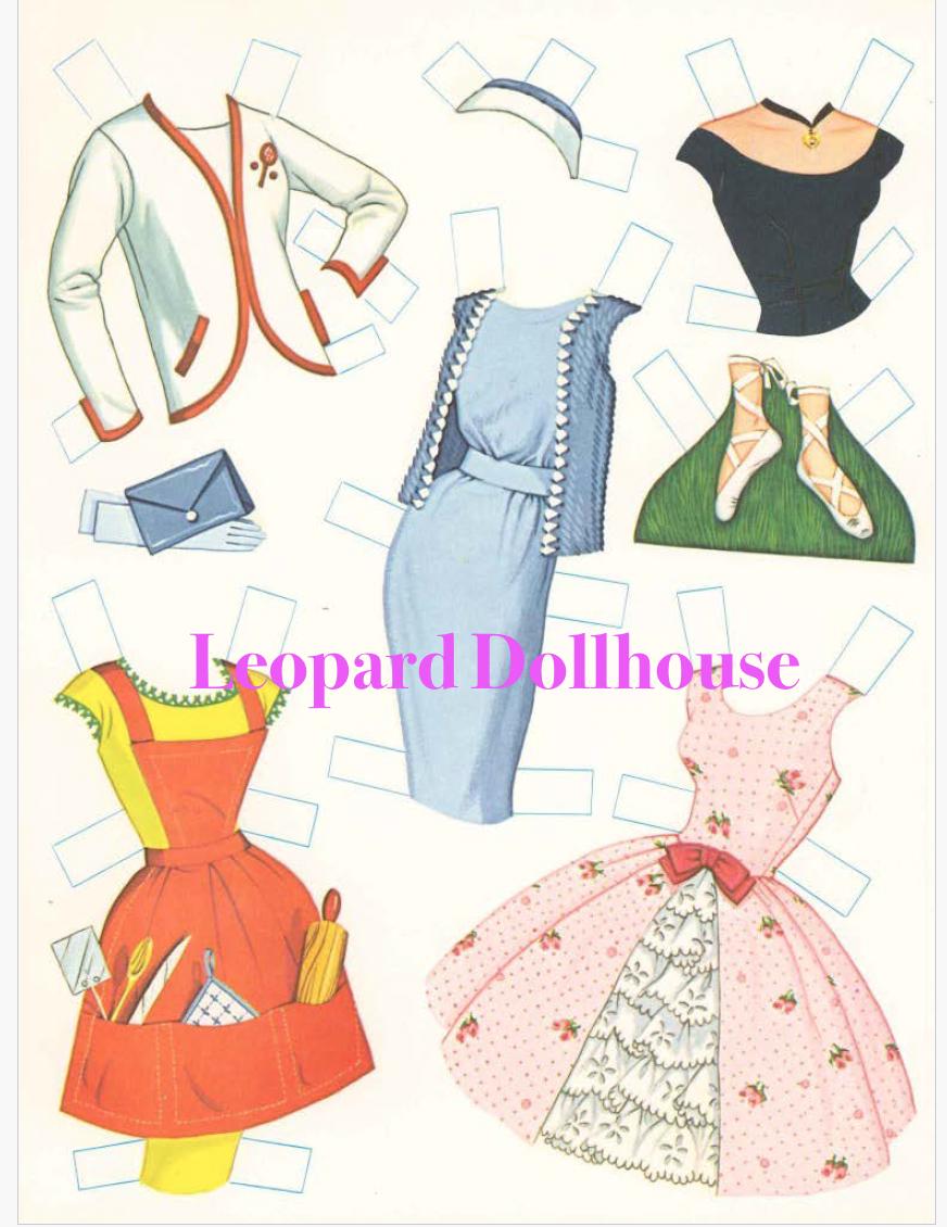 Barbie & Midge Mod 1963 Paper Doll PDF Instant Download Printable DIY 8 ...