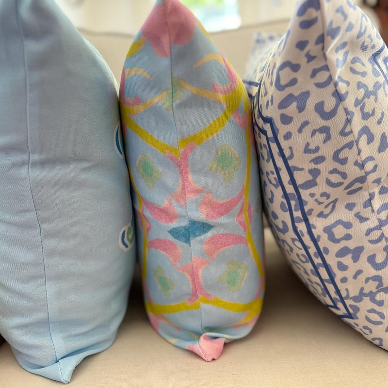 Preppy Pillow - Etsy