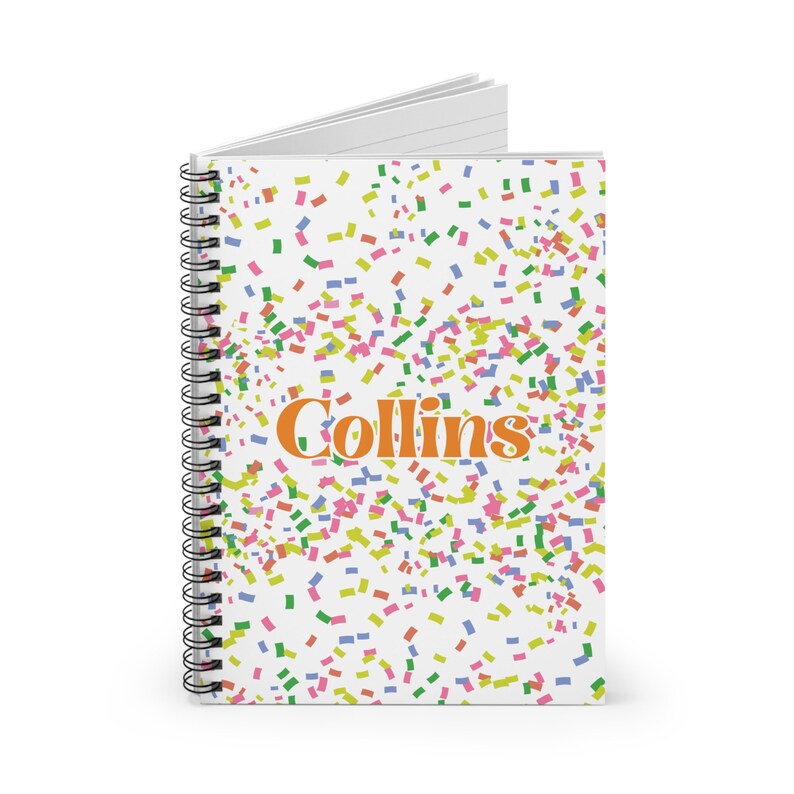 Personalized Spiral Notebook, Custom Spiral Notebook, Personalized ...