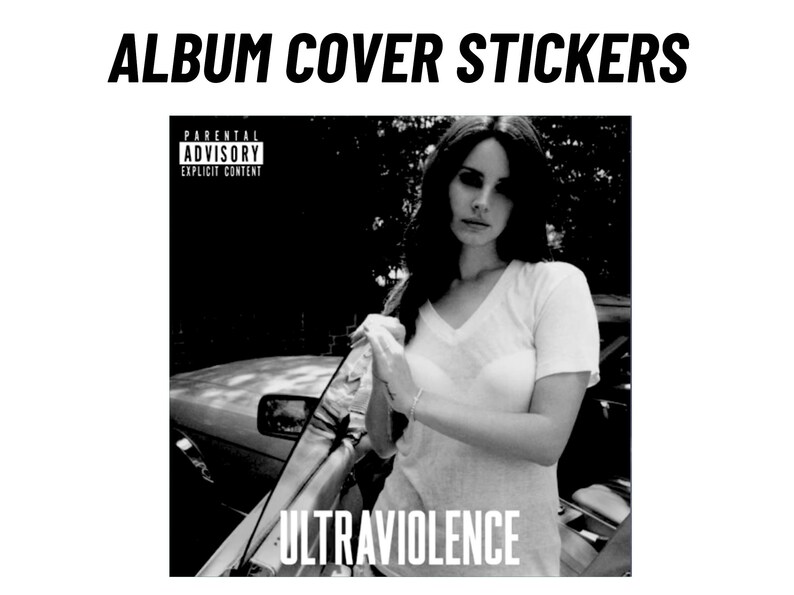 Lana Del Rey Ultraviolence Album Cover Sticker Durable, Handmade ...