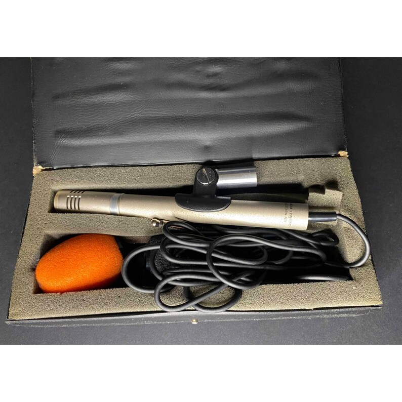 Vtg Akai Electret Microphone ACM-100 Skinny Mic Condenser W/ Case - Etsy