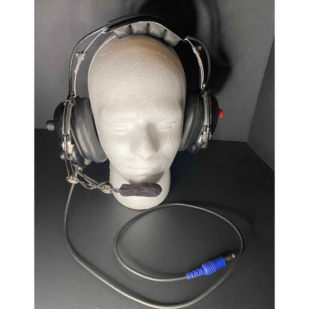 Vtg Rugged Racing Radio Headset Two Way Radio Over the Head - Etsy