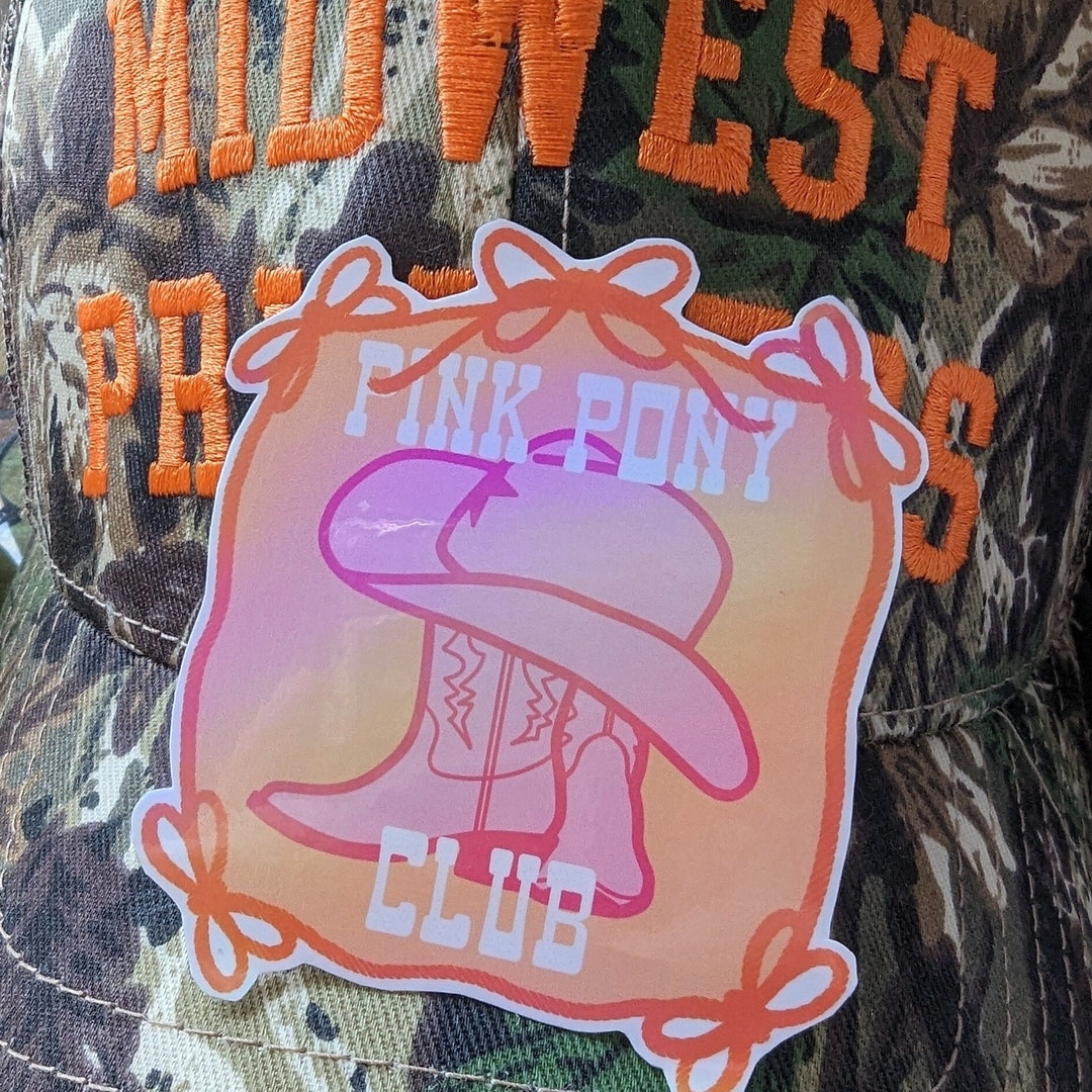 Pink Pony Club Sticker // Chappell Roan - Etsy