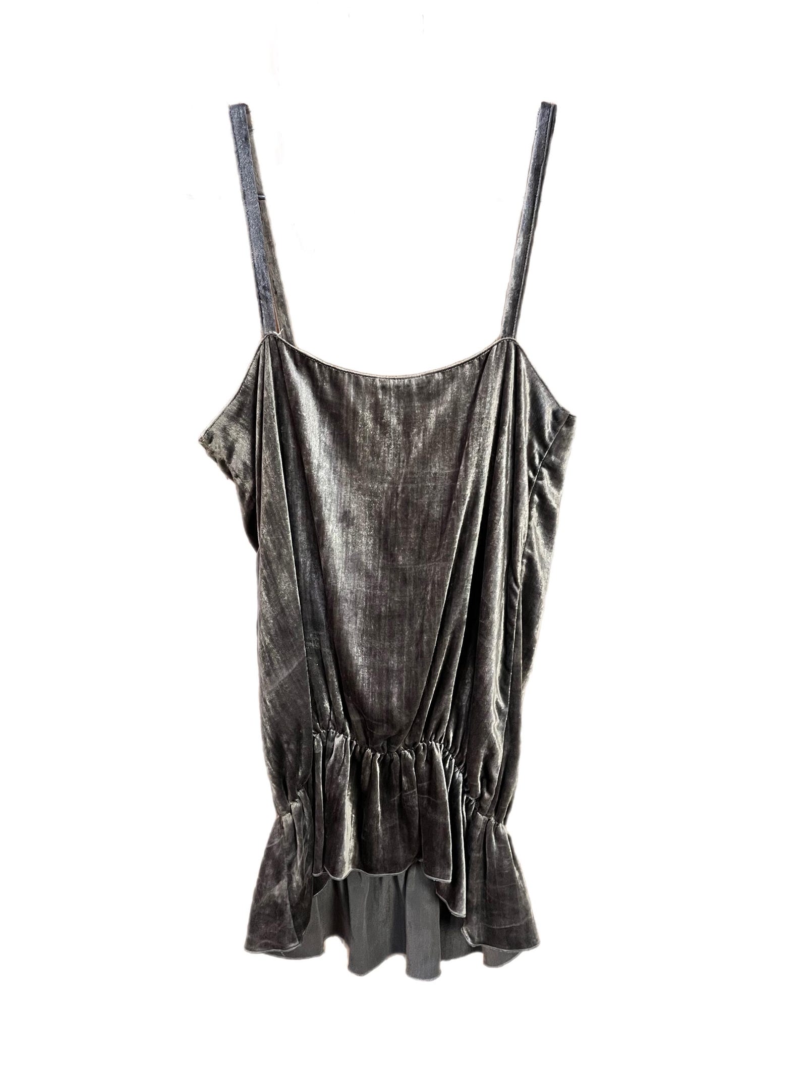Maurizio Pecoraro Gray Velvet Camisole - Etsy