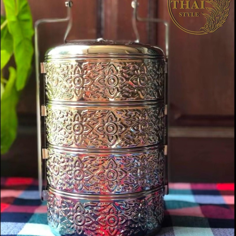 Stainless steel tiffin carrier - Etsy.de