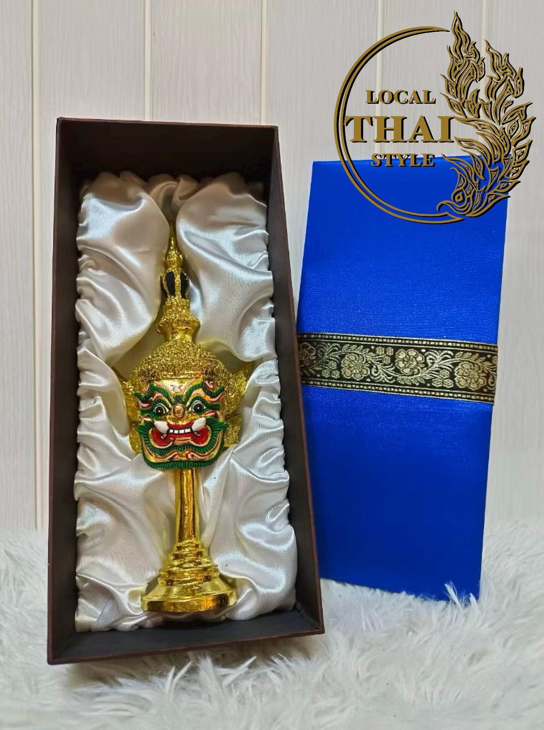 Ramakien Model Guardian Mask Handprint Souvenir Thai - Etsy