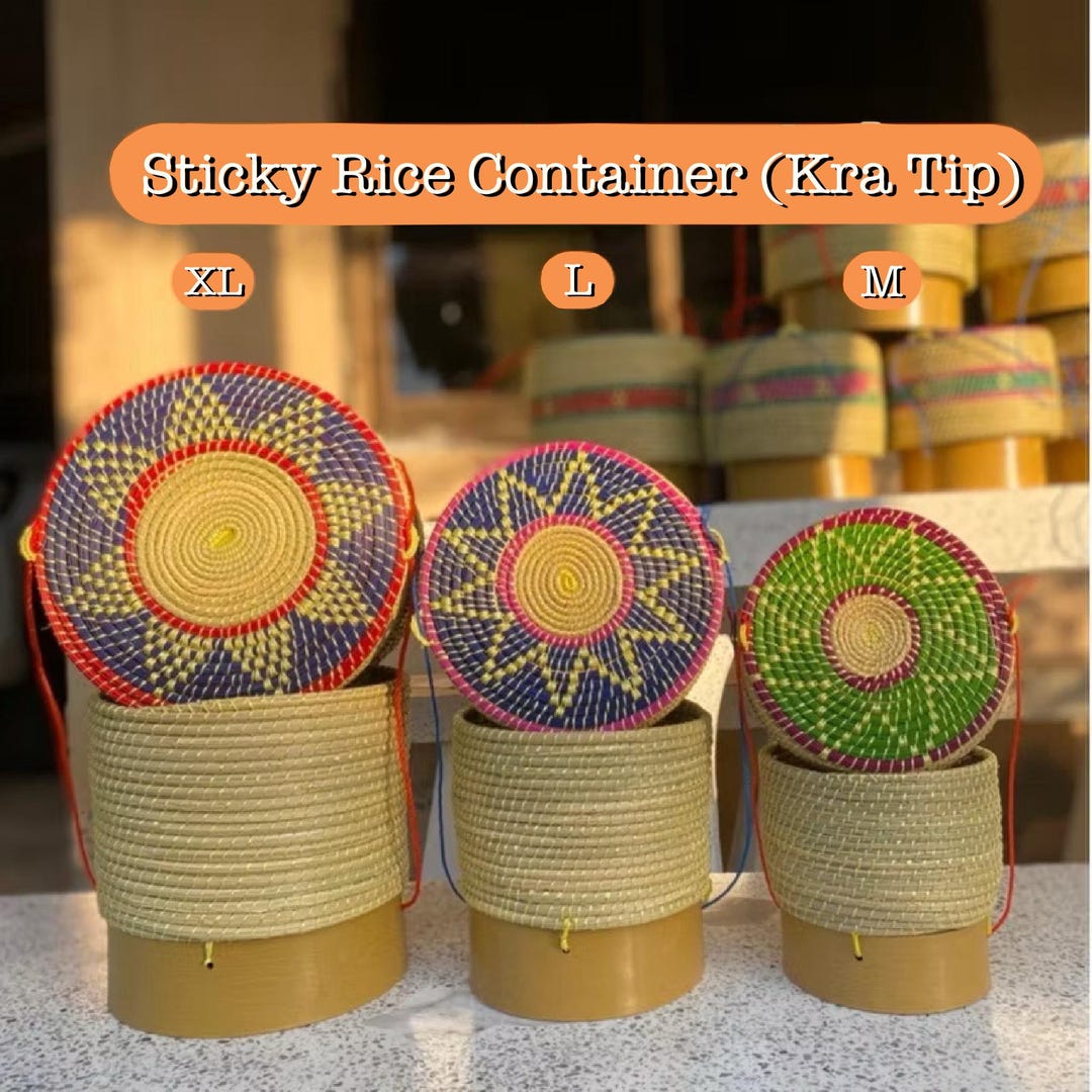 Sticky Rice Container (kra Tip) - Etsy