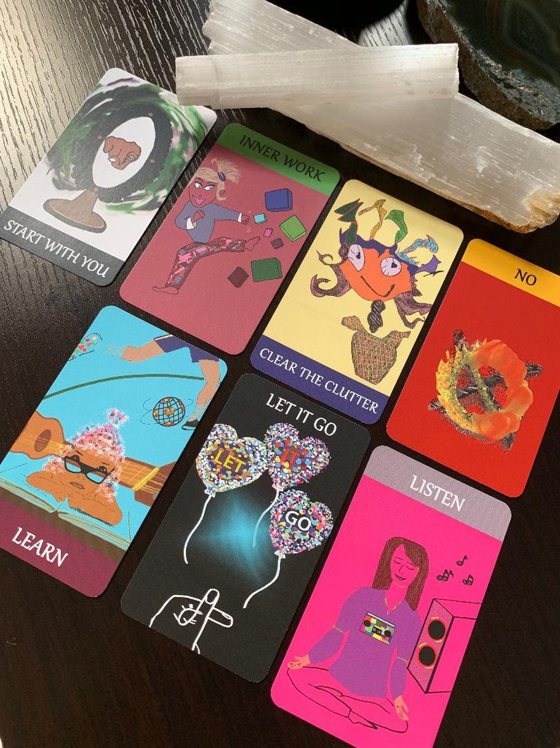 KISS Oracle Deck. A 44-card Oracle Card Deck. Cards Are 2.75”x 4.75”, Rounded Edges, Standard ...