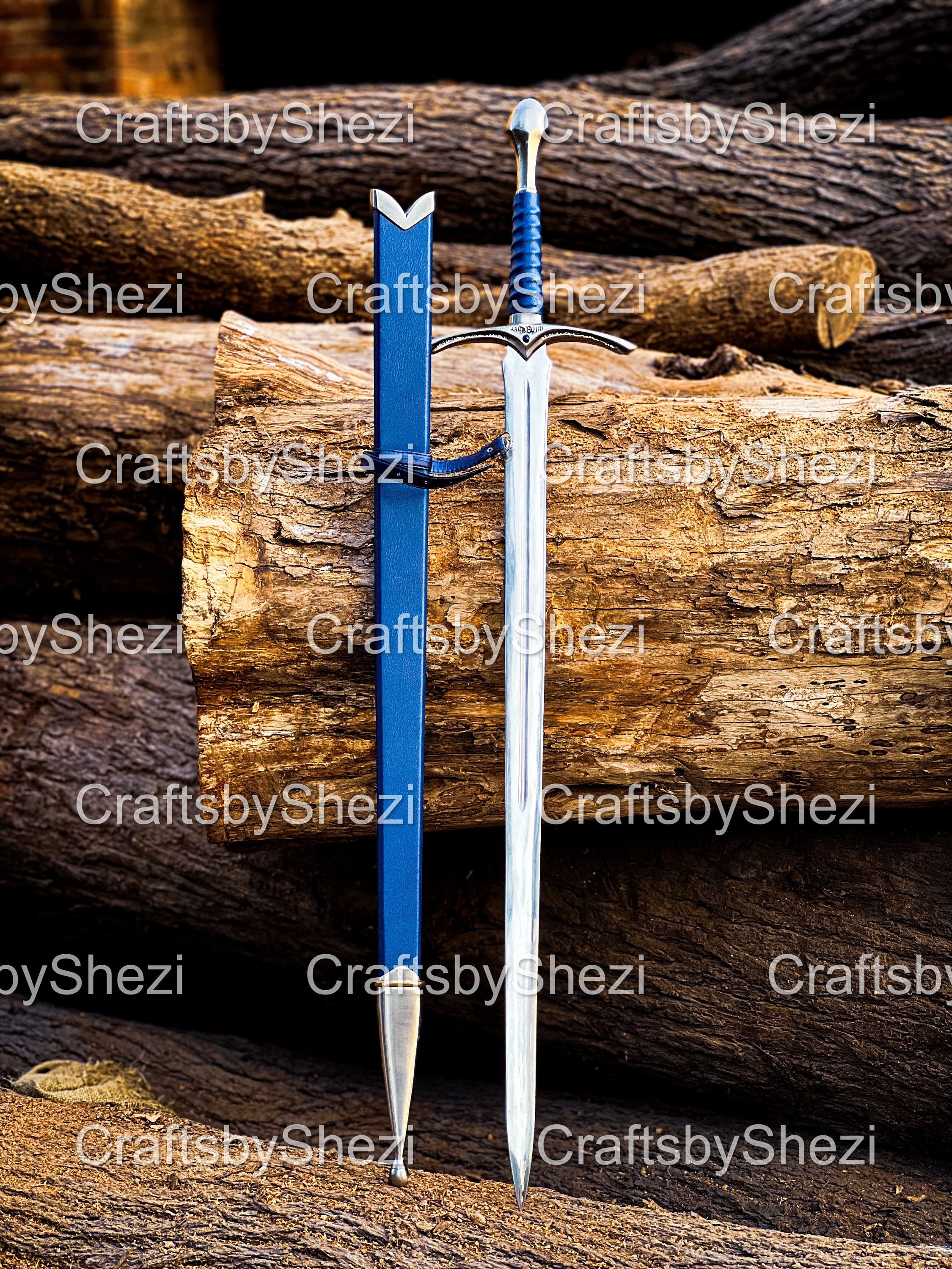 Handmade GLAMDRING Swords, Hand Forged Swords, Viking Swords, Battle ...