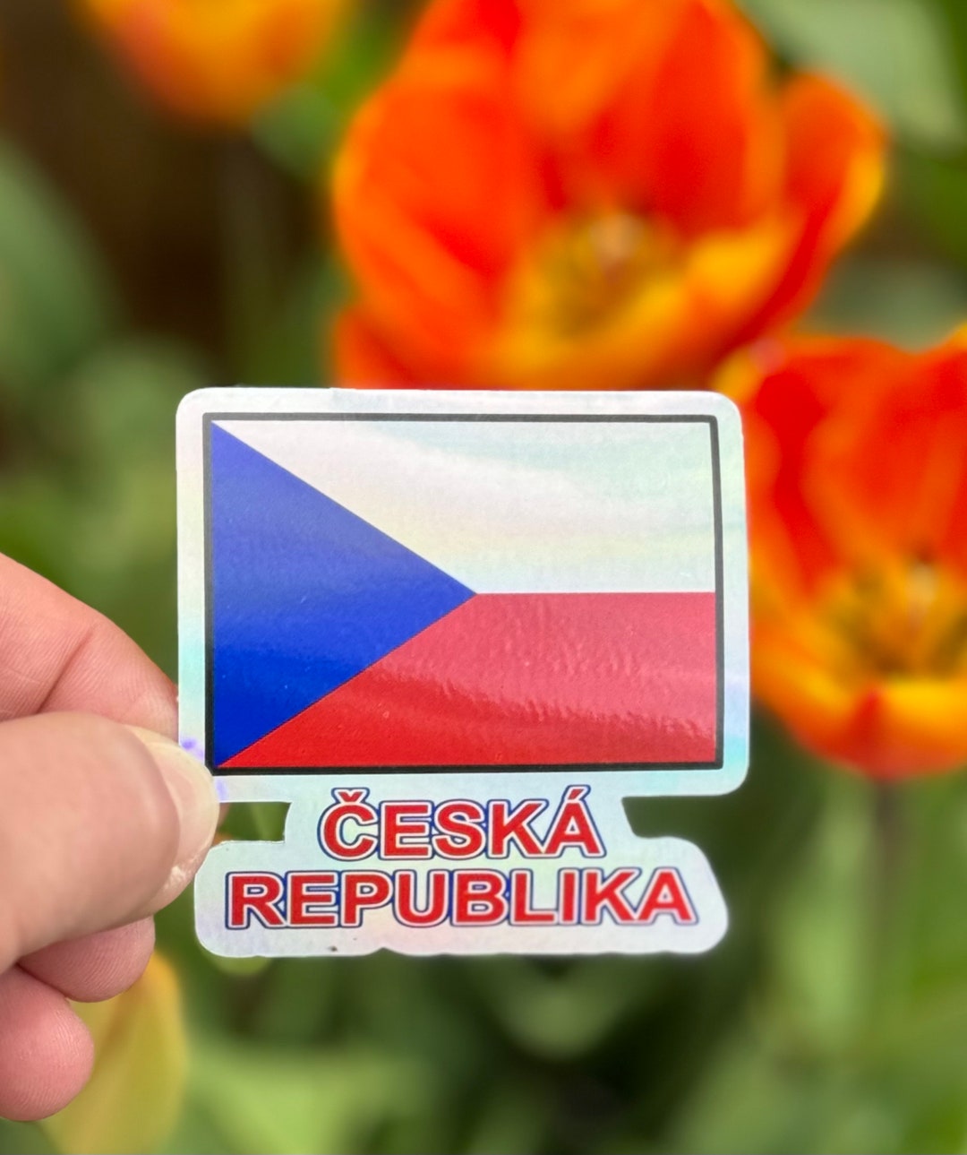Czech Flag Sticker, Ceska Republica, Vinyl Decal - Etsy