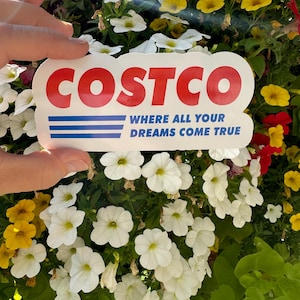 Costco Where All Your Dreams Come True Sticker. Water Bottle Sticker ...