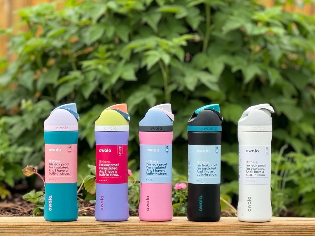 Owala Water Bottle With Customized Name Sticker. Great Gift Various ...