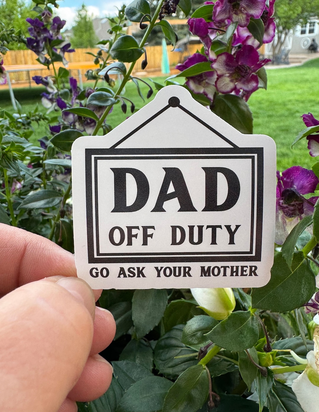 Stickers for Dad Water Bottle Sticker. Fathers Day Gift. Dad Gift ...