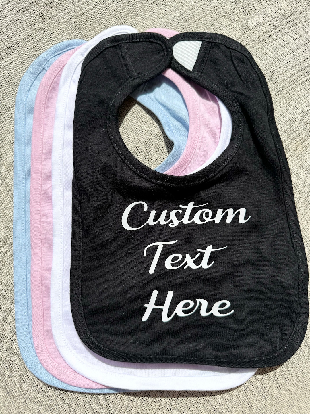 Personalized Baby Bib, Custom Font Bib, Custom Name Bib, Baby Bib ...
