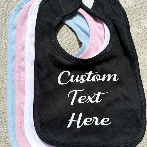 Custom Baby Bib - Etsy