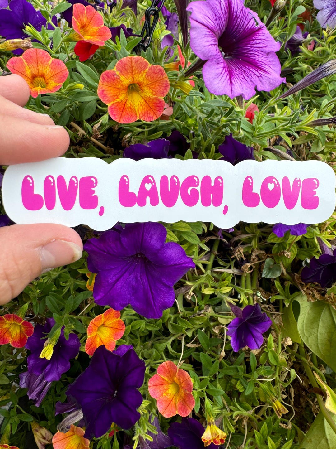 Live Laugh Love Sticker. Motivational, Inspirational and Encouraging ...