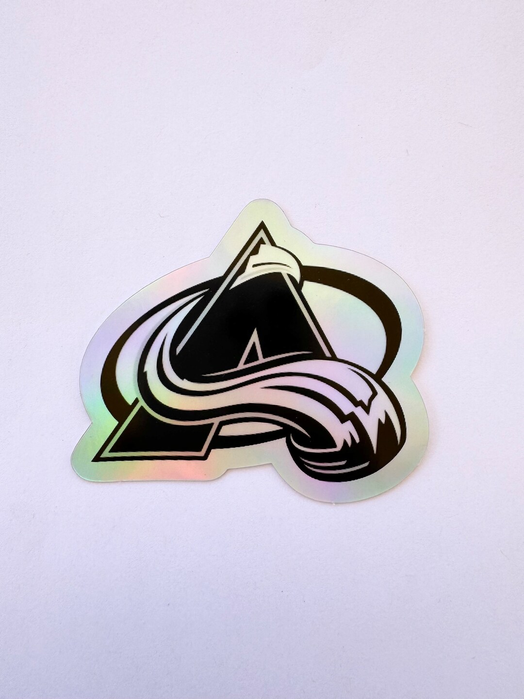 Holographic or White Vinyl Sticker. Decal for Laptop, Water Bottle ...