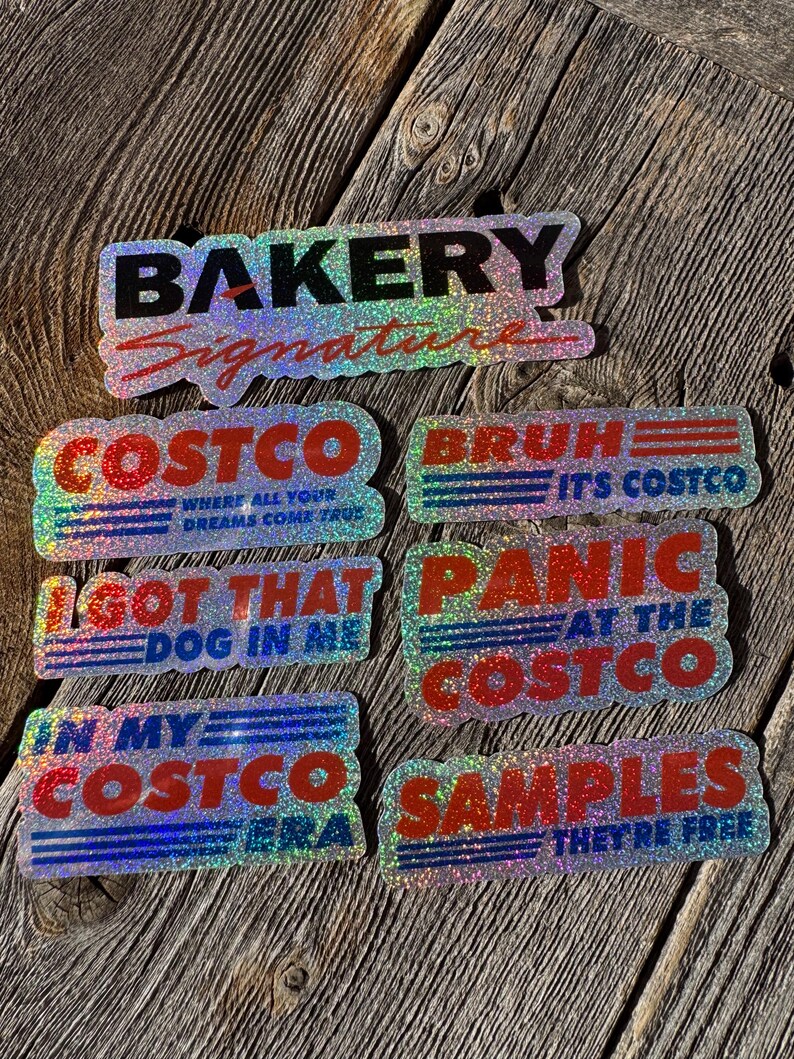 Panic at the Costco Sticker | Funny Wholesale Shopping Meme Vinyl ...