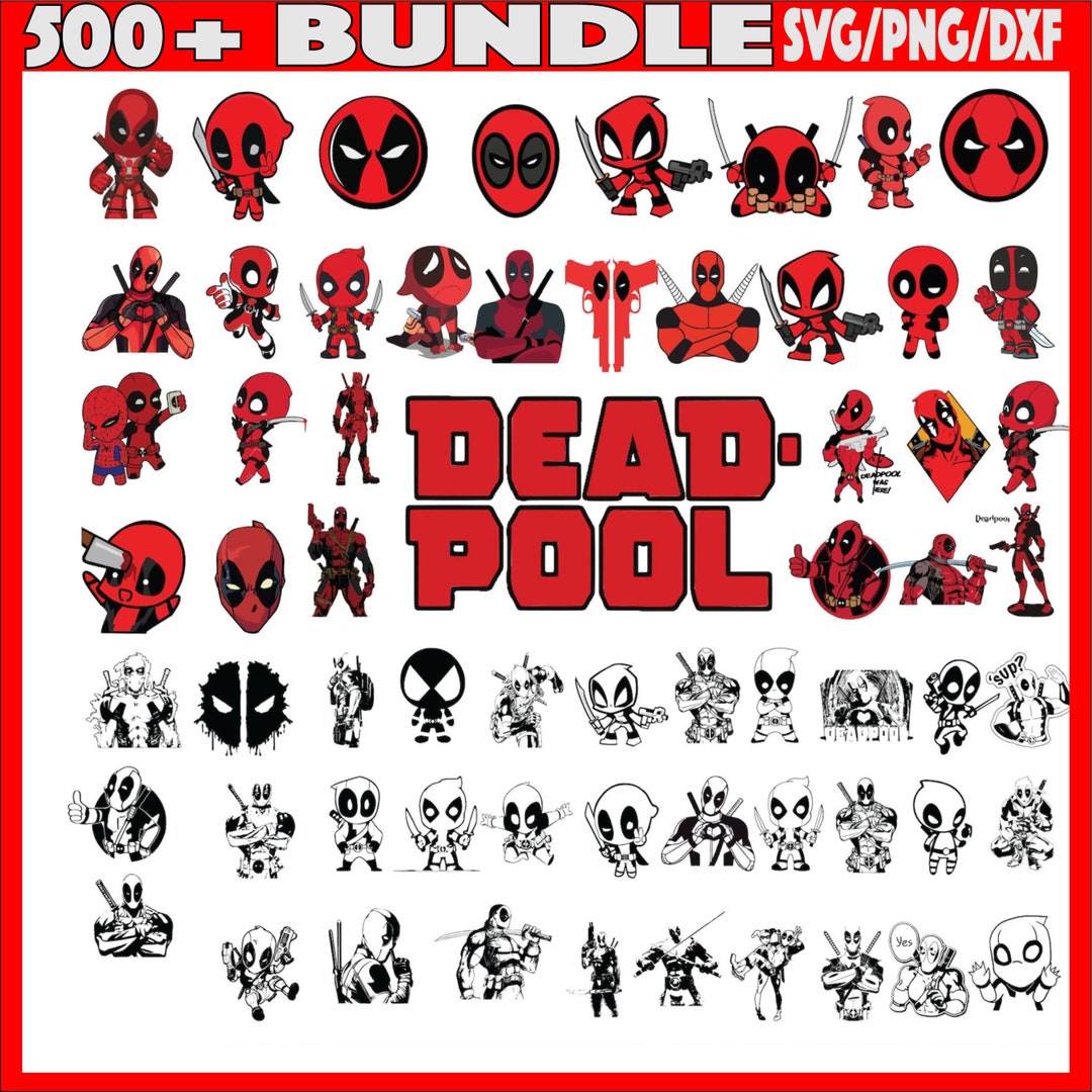 500 Deadpool Svg Bundle, Deadpool Png Bundle, Deadpool Bundle-png-svg ...