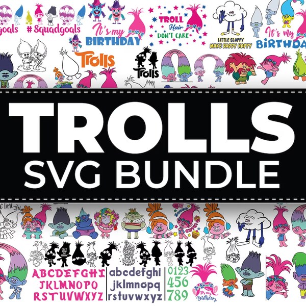 Trolls Svg - Etsy