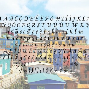 Valparaiso Handwritten Script Font Letter Handlettering Lettering Font ...