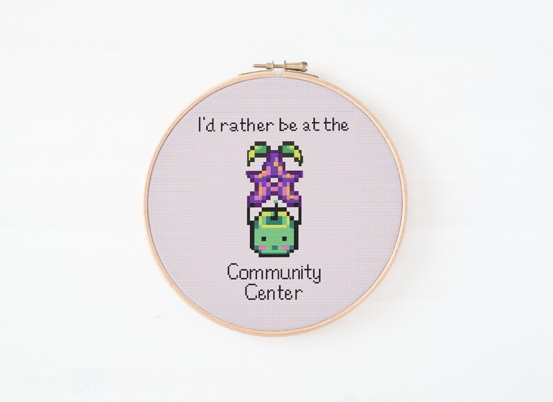 Stardew Valley Junimo Gamer Cross Stitch Pattern, Funny Modern ...
