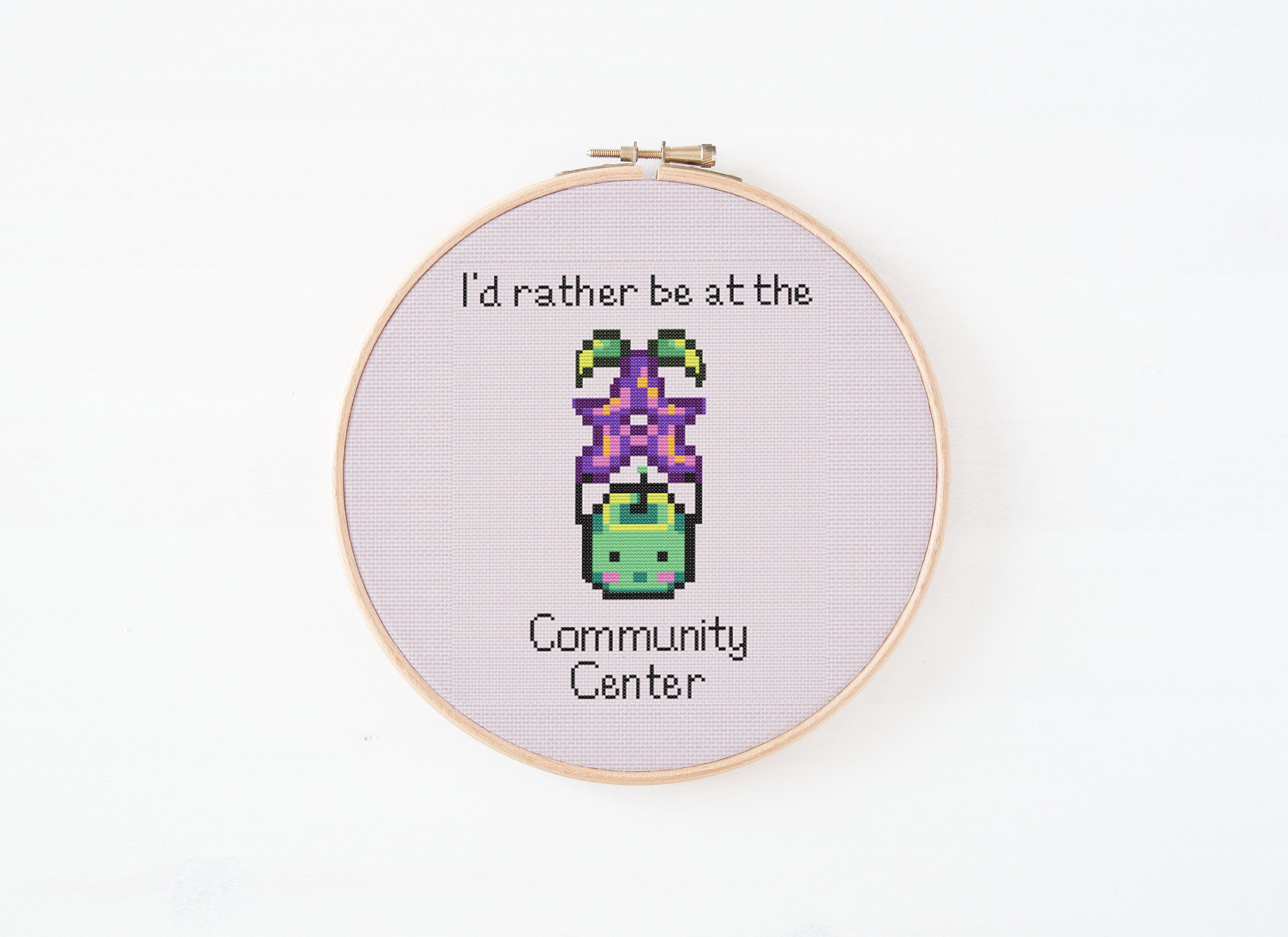 Stardew Valley Junimo Gamer Cross Stitch Pattern, Funny Modern ...