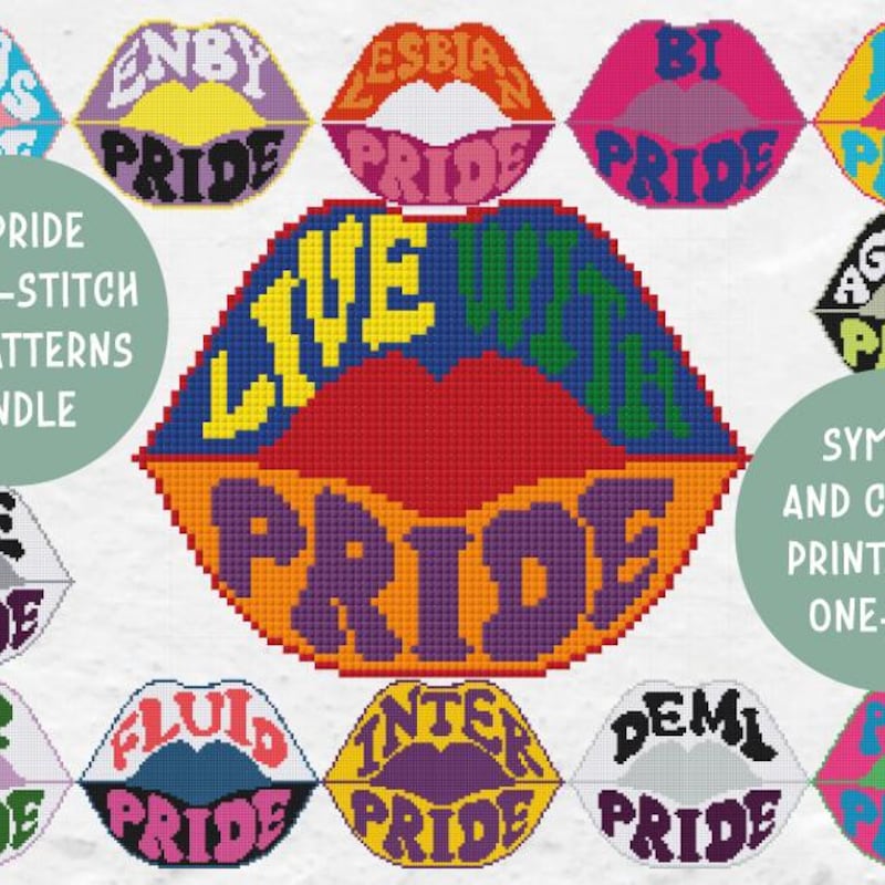 Pride Cross Stitch - Etsy