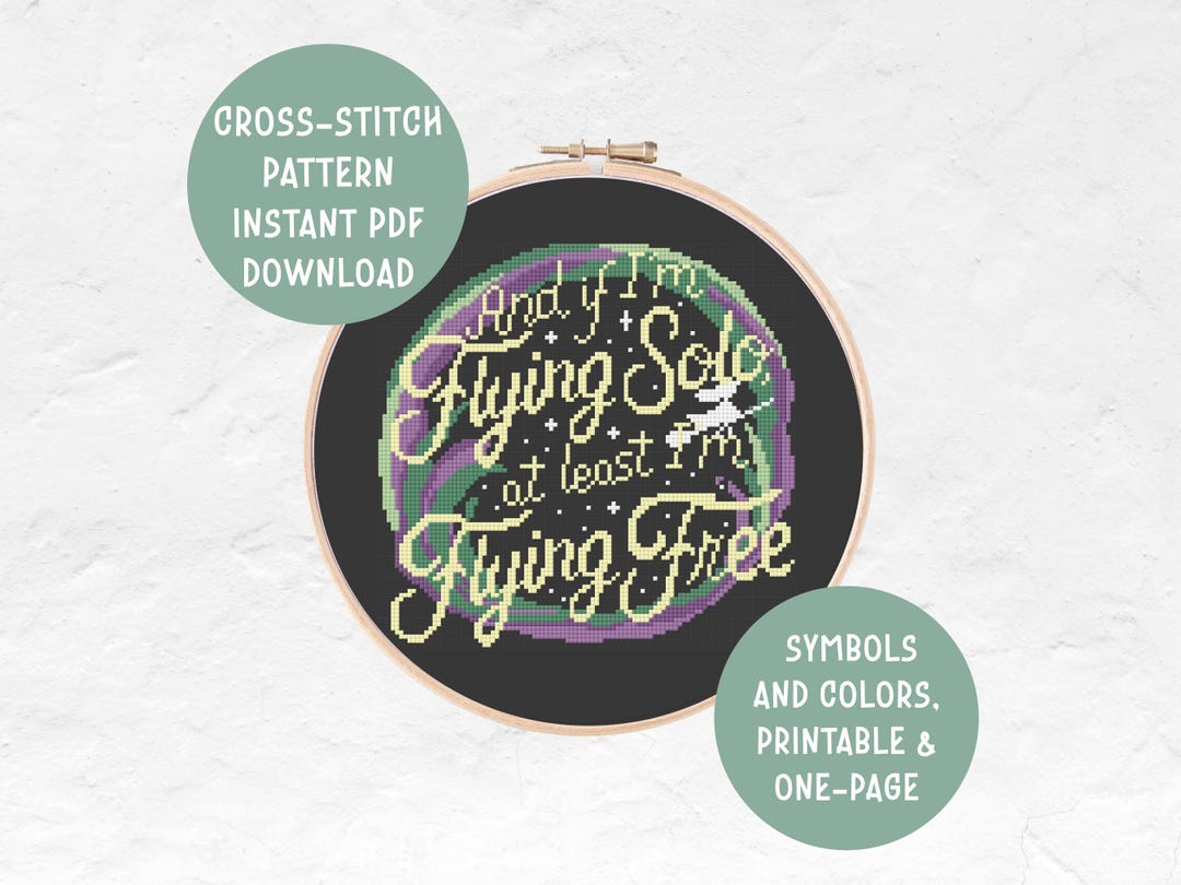 Wicked Cross Stitch Pattern | Musical Broadway Film Movie Inspired ...