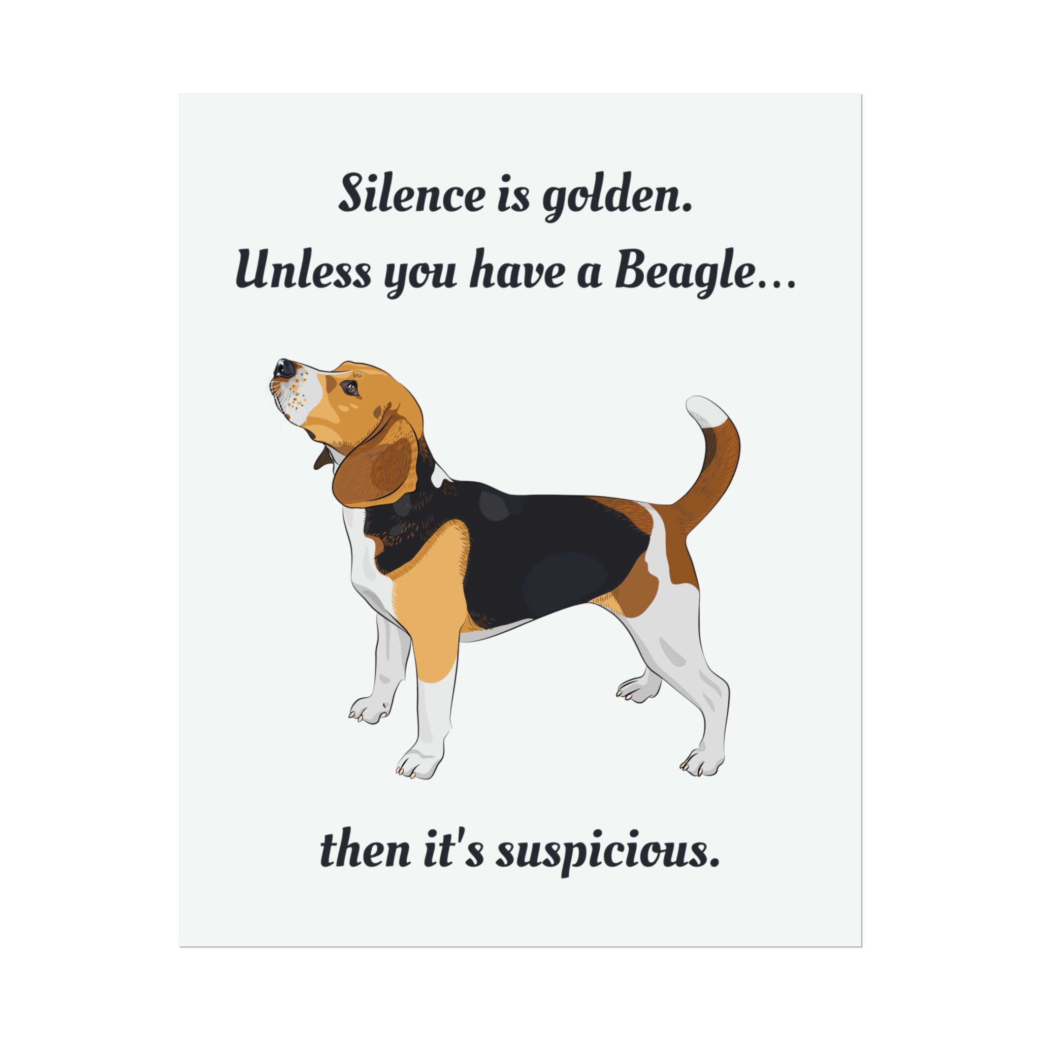 Funny Beagle Print Beagle Poster Beagle Gifts - Etsy