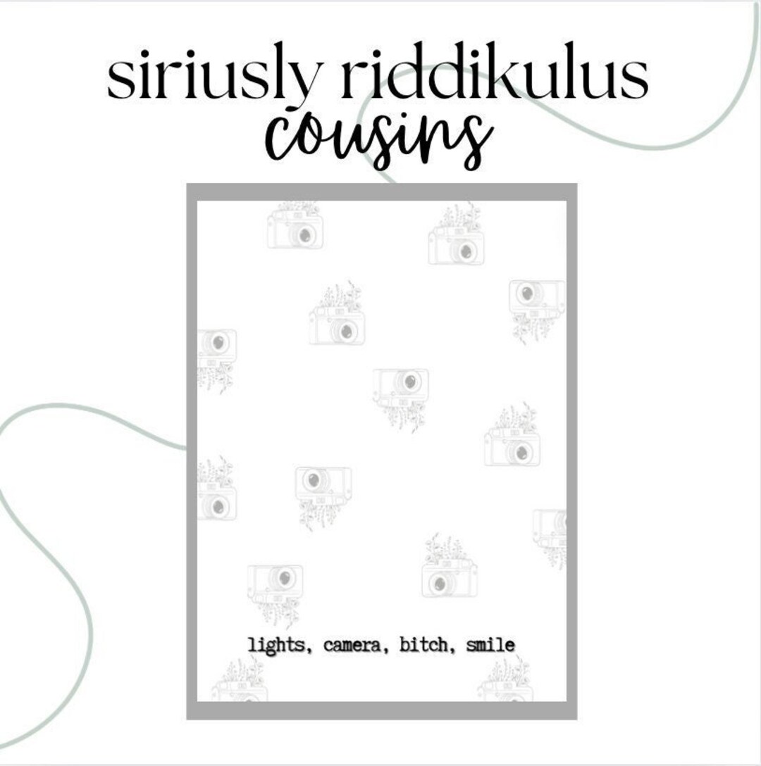 Lights, Camera, Smile Notepad - Etsy