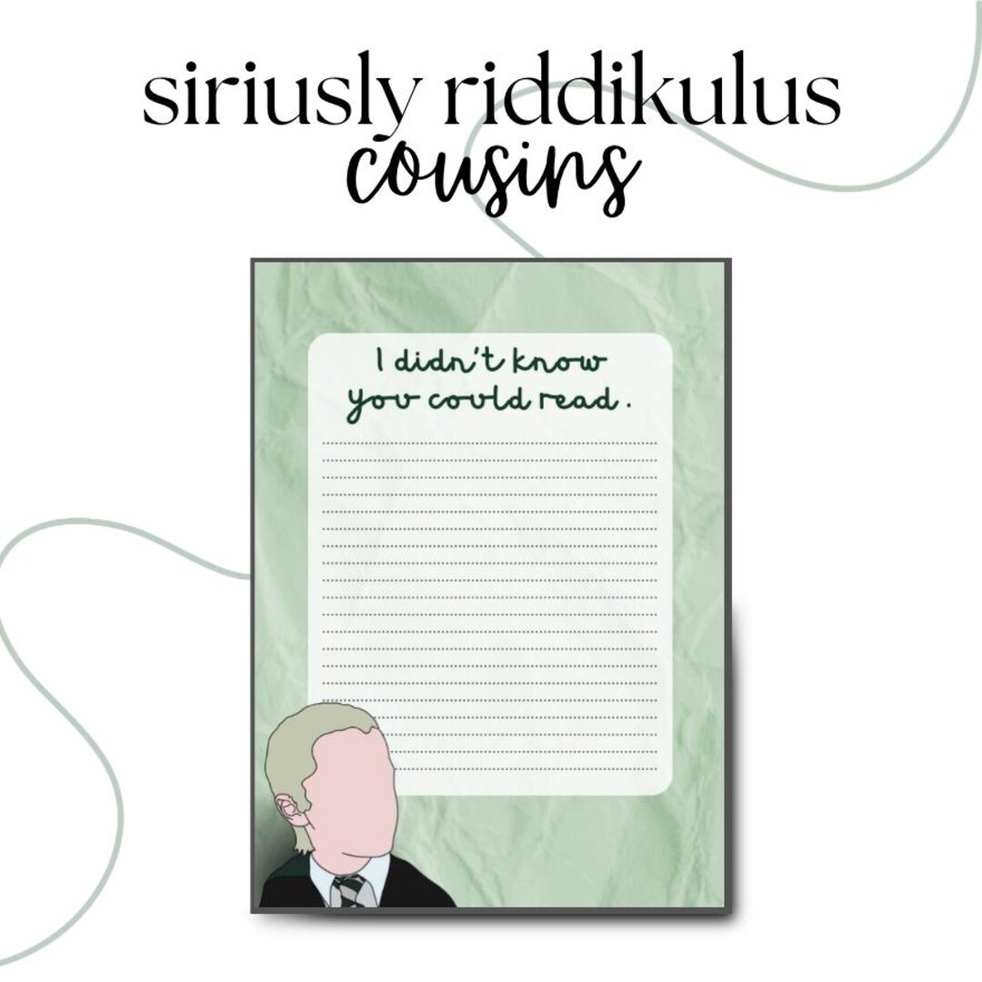 I Didn't Know You Could Read Wizarding Quote Notepad - Etsy