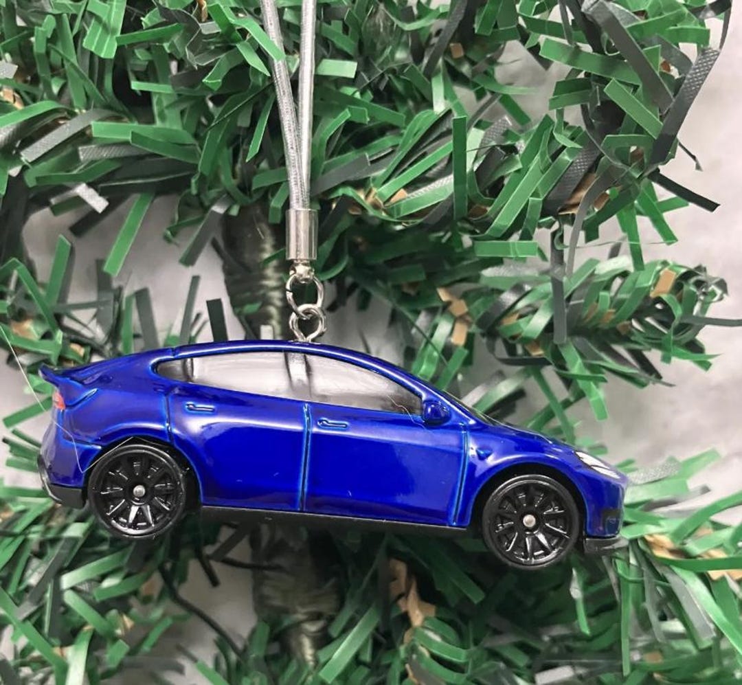 Tesla Die-cast Car Vehicle ~ Christmas Ornament ~ Free Shipping! - Etsy