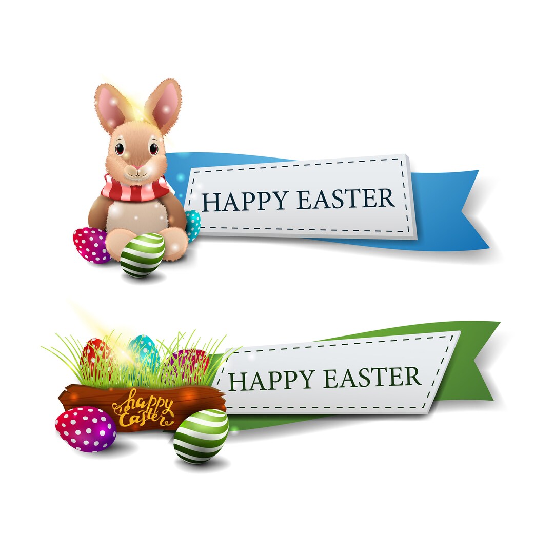 19 Easter Bunny Vector Files EPS - Etsy
