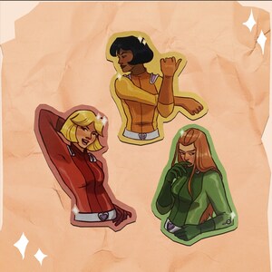 TOTALLY SPIES Stickers Pack - Etsy