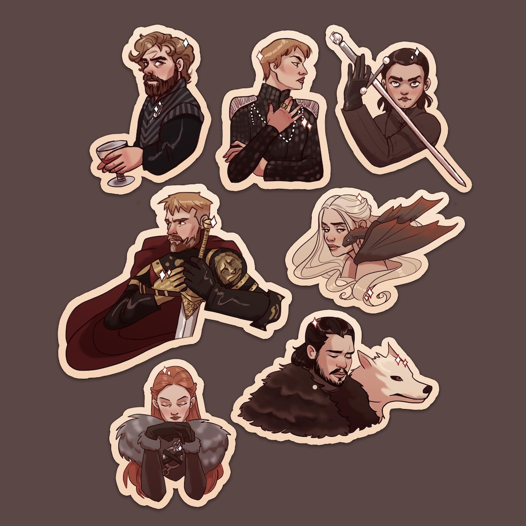GAME OF THRONES Stickers Pack - Etsy