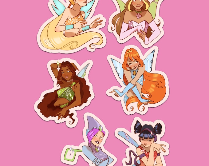 WINX CLUB Stickers Pack - Etsy
