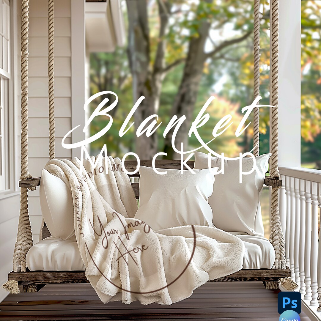 Blanket Mockups, Velveteen Plush Blanket Mockup, Blanket Mock Up, Smart ...