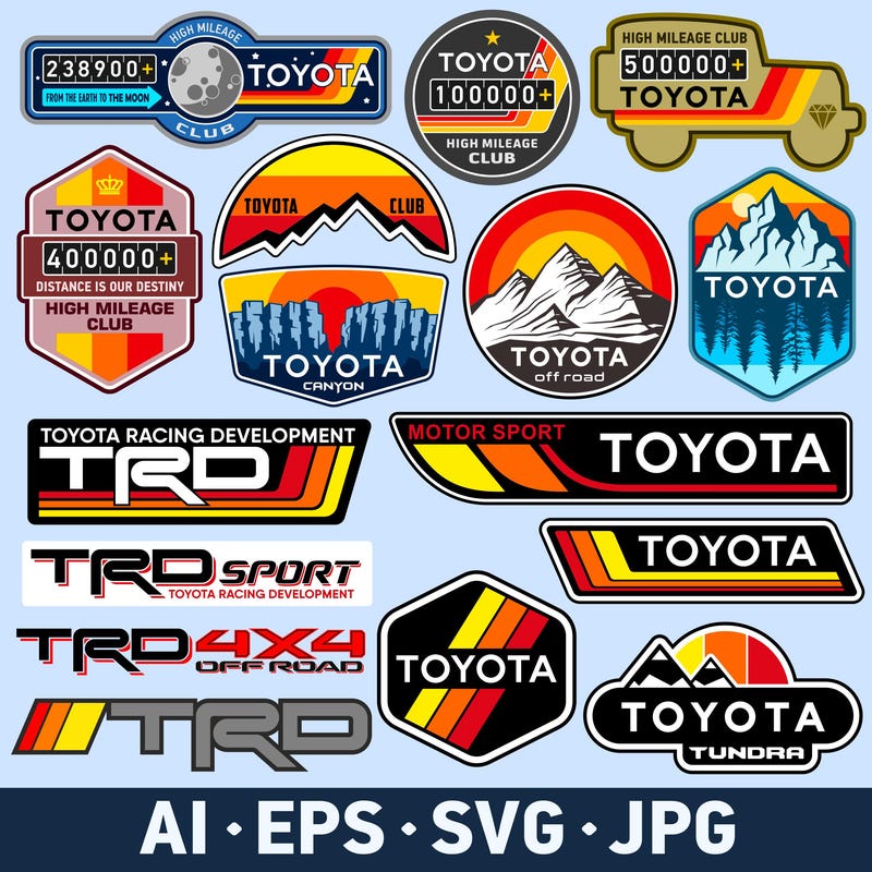 Toyota Car Svg - Etsy