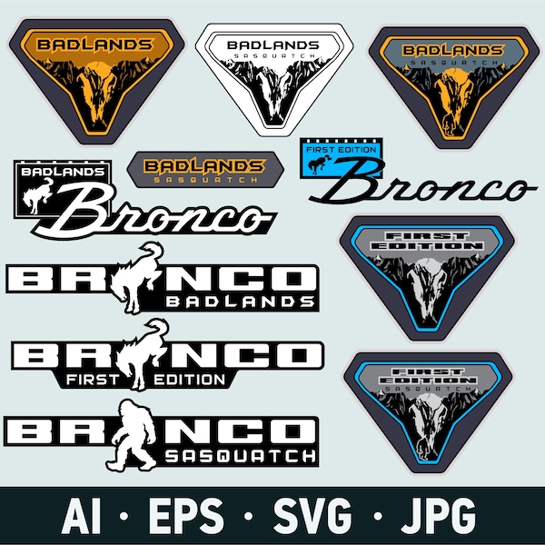 Bronco Badlands Sasquatch Decal - Etsy