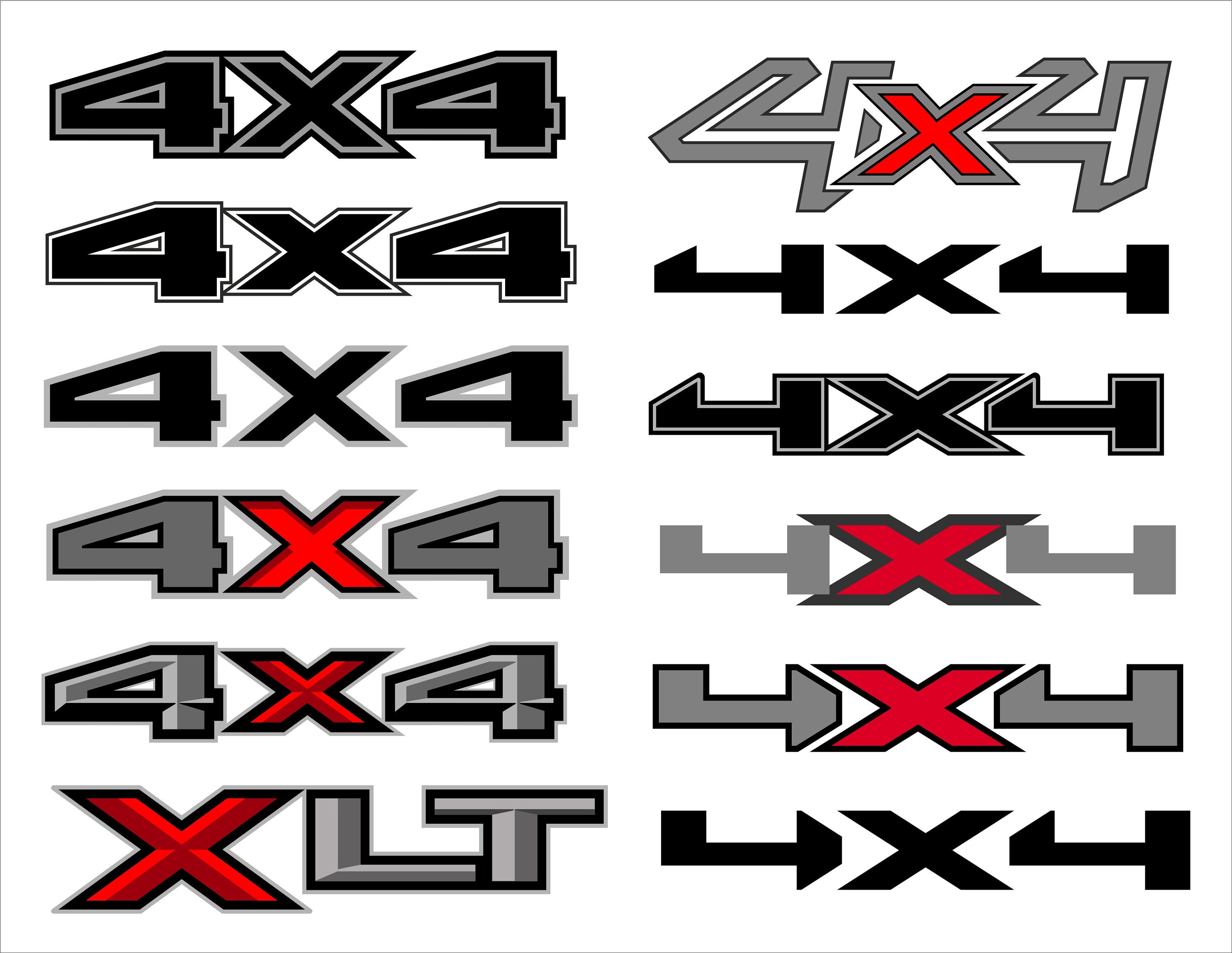 Ford Truck Super Duty Badges SVG Bundle. Pick up Lariat, Platinum, King ...